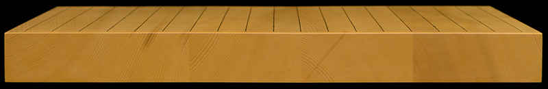 国産本榧卓上碁盤 1寸3分（ハギ盤） gt10050 | 前川榧碁盤店