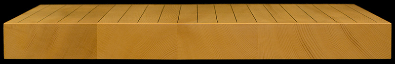 国産本榧卓上碁盤 1寸3分（ハギ盤） gt10050 | 前川榧碁盤店