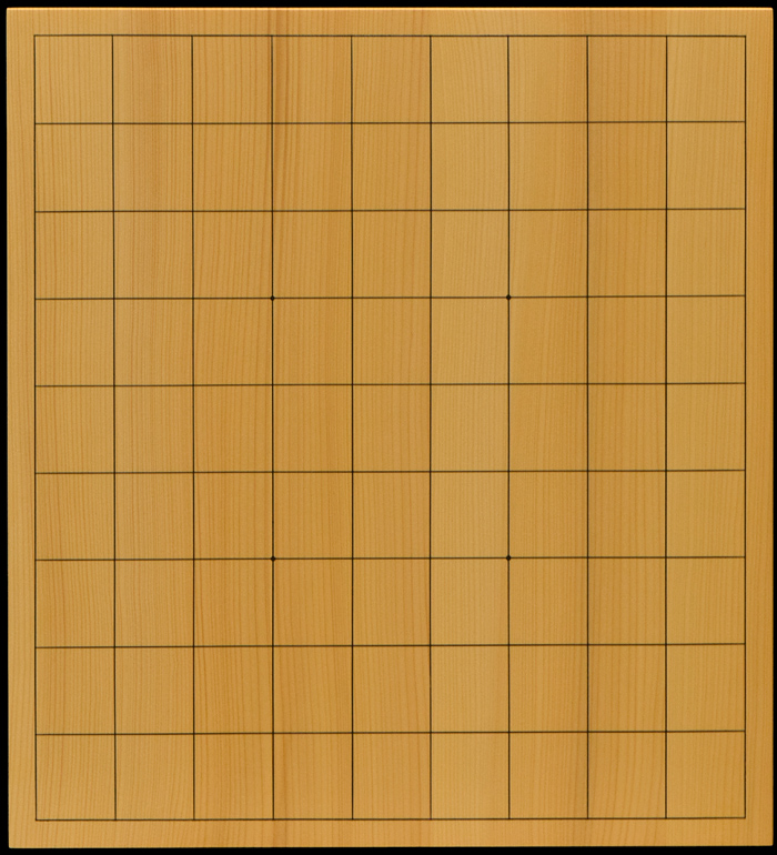 国産本榧卓上将棋盤 2寸（ハギ盤） st20037 | 前川榧碁盤店