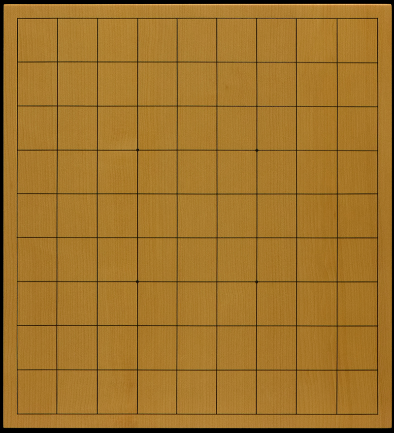 本榧卓上将棋盤 2寸1分（ハギ盤） st20049 | 前川榧碁盤店