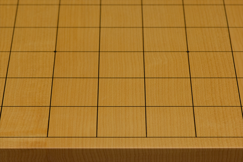 本榧卓上将棋盤 2寸1分（ハギ盤） st20049 | 前川榧碁盤店