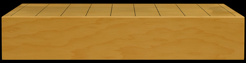 本榧卓上将棋盤 2寸1分（ハギ盤） st20049 | 前川榧碁盤店